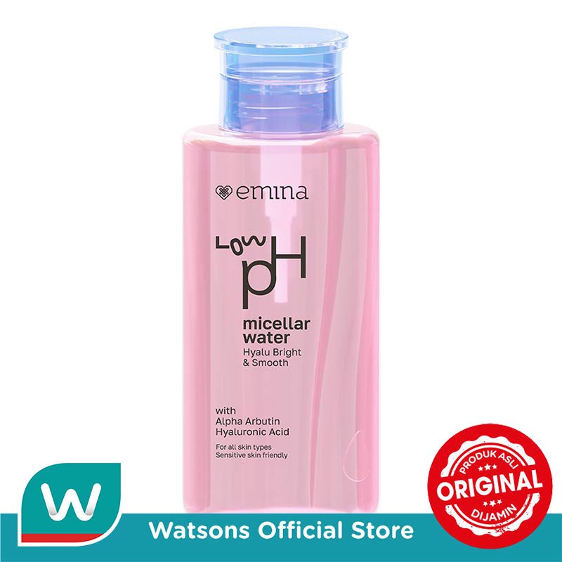 Jual Emina Low pH Micellar Water Series - HyaluBright Smooth 300ml ...