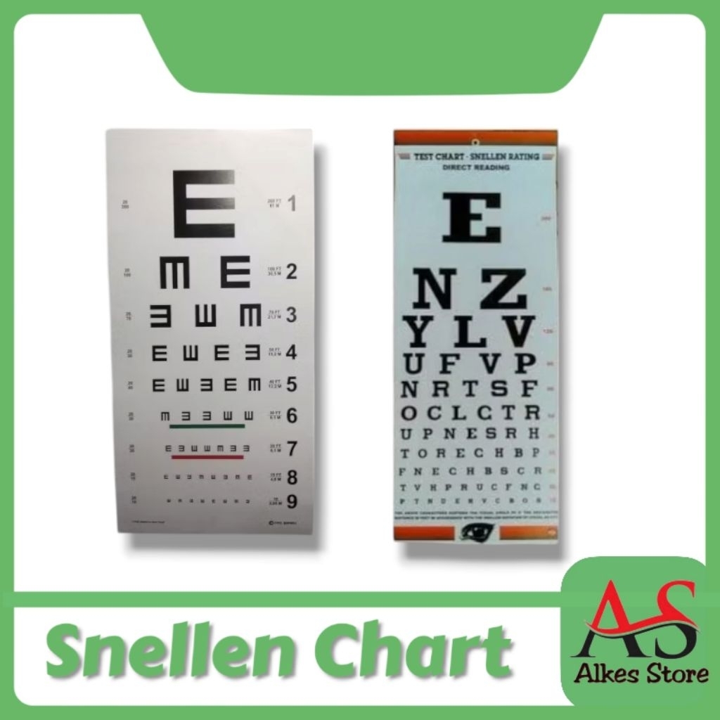 Jual Kertas Snelen Chart Test Rabun Snelen Chart E | Shopee Indonesia