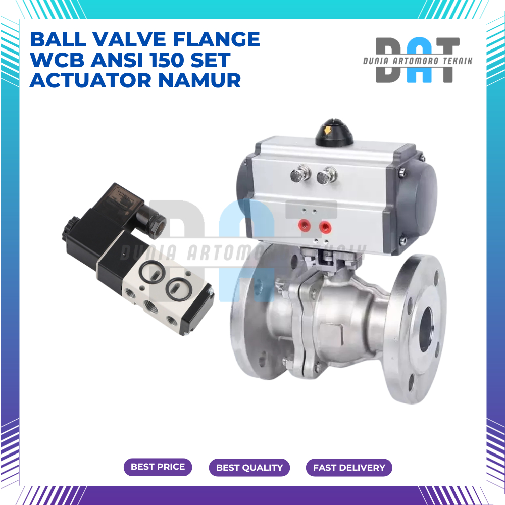Jual Actuator Ball Valve WCB Flange ANSI 150 Single Acting 6 Inch | Shopee Indonesia