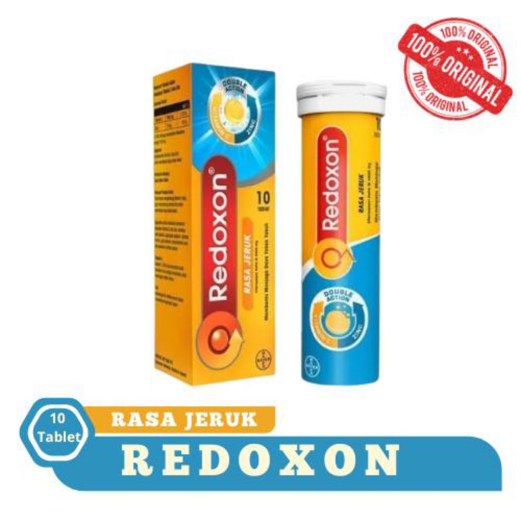 Jual REDOXON RASA JERUK ISI 10 TABLET | Shopee Indonesia