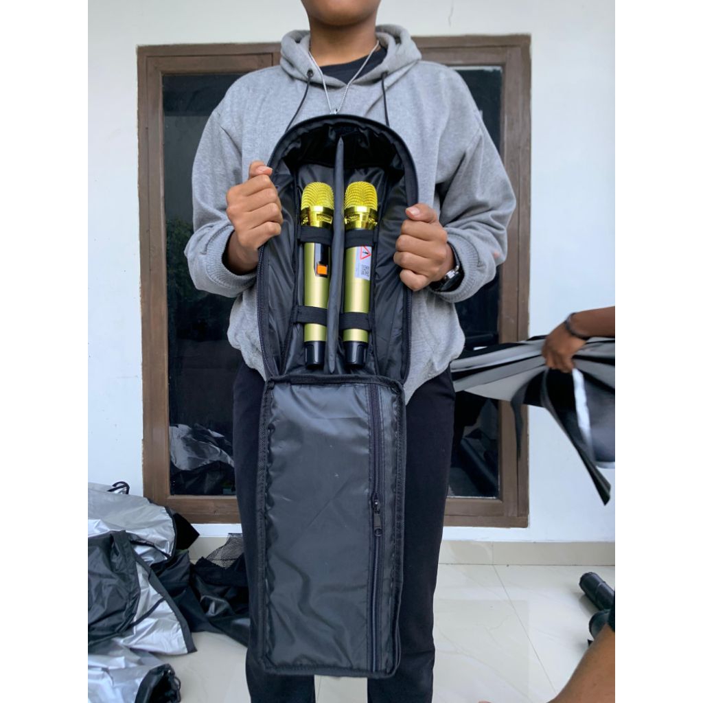 Jual tas mic, tas microphone bluetooth dan cabel | Shopee Indonesia