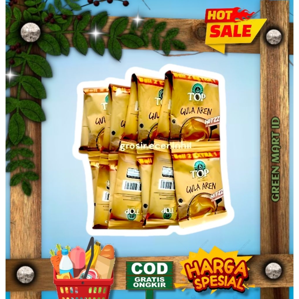 Jual Top Coffe gula Aren - 1 renceng Isi 15 sachet - Harga Promo ...