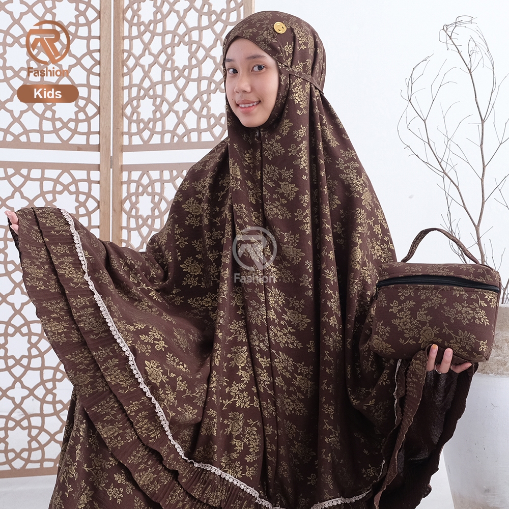 Jual RA Fashion - Mukena Anak Tanggung 2in1 Travel Naadhira Crinkle ...