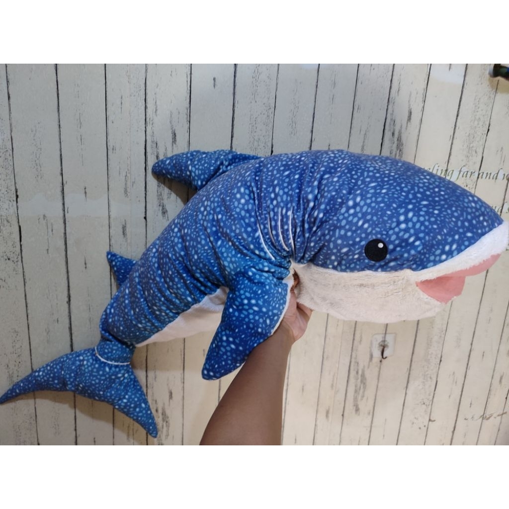 Jual boneka ikan paus hiu totol original sea creature jepang uk super ...