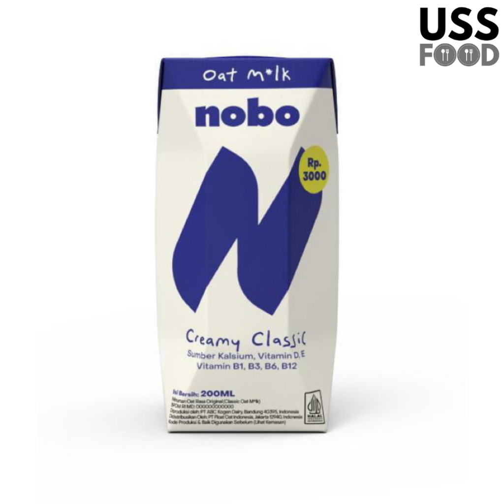 Jual Susu Nobo Oat Milk Creamy Classic 200 mL | Shopee Indonesia