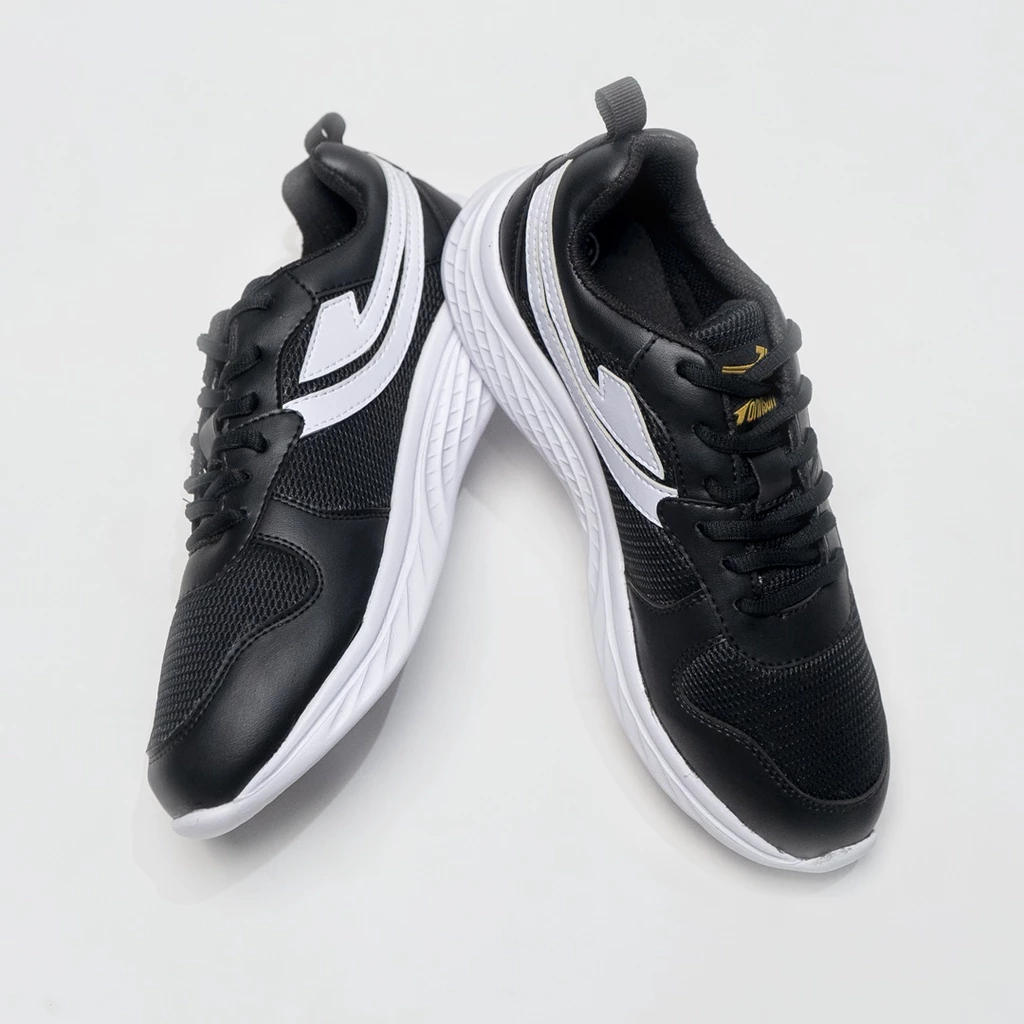 Jual JOHNSON - SEPATU SNEAKERS - THUNDER BLACK WHITE | Shopee Indonesia