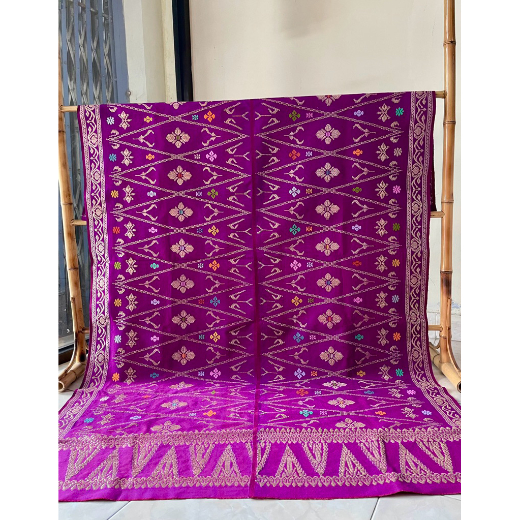 Jual Songket Sidemen Cendana Satuan - Ungu magenta | Shopee Indonesia