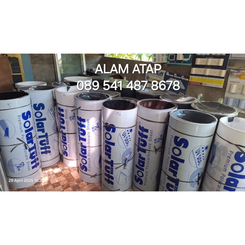 Jual Solarflat Solar Flat Solartuff Solid Flat Atap Bening Transparan ...