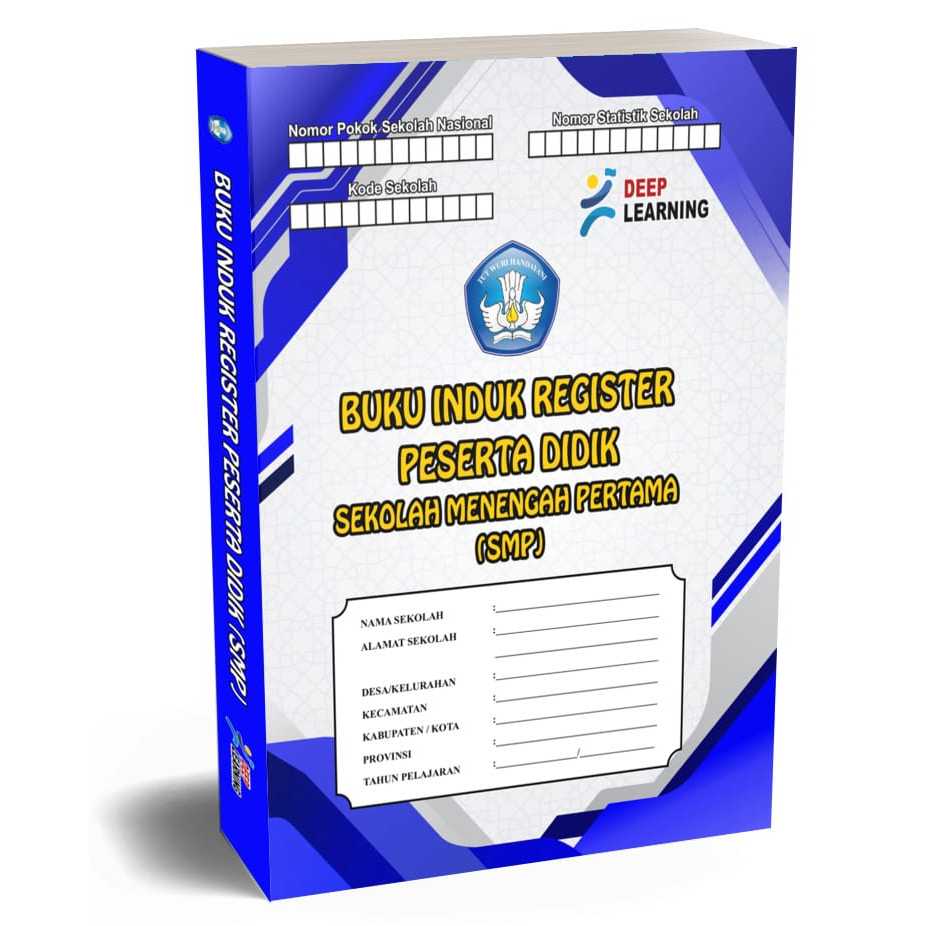 Jual BUKU INDUK REGISTER SISWA SMP KURIKULUM MERDEKA (deep learning ...