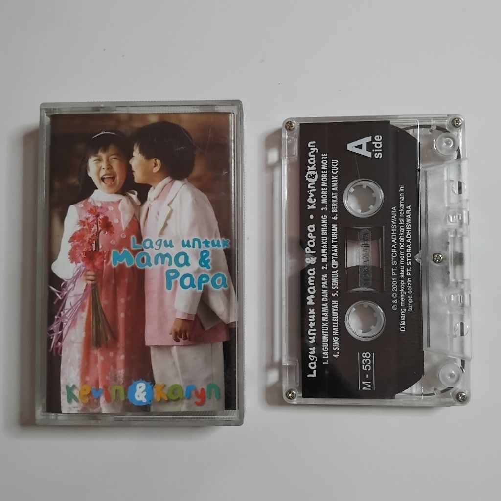 Jual Kaset Pita Kevin Karyn / Lagu Untuk Mama & Papa Rohani Maranatha ...