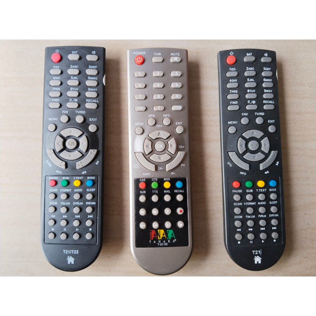 Jual Remote Control untuk Receiver TANAKA Samurai/Sakura/Jurassic T21 ...