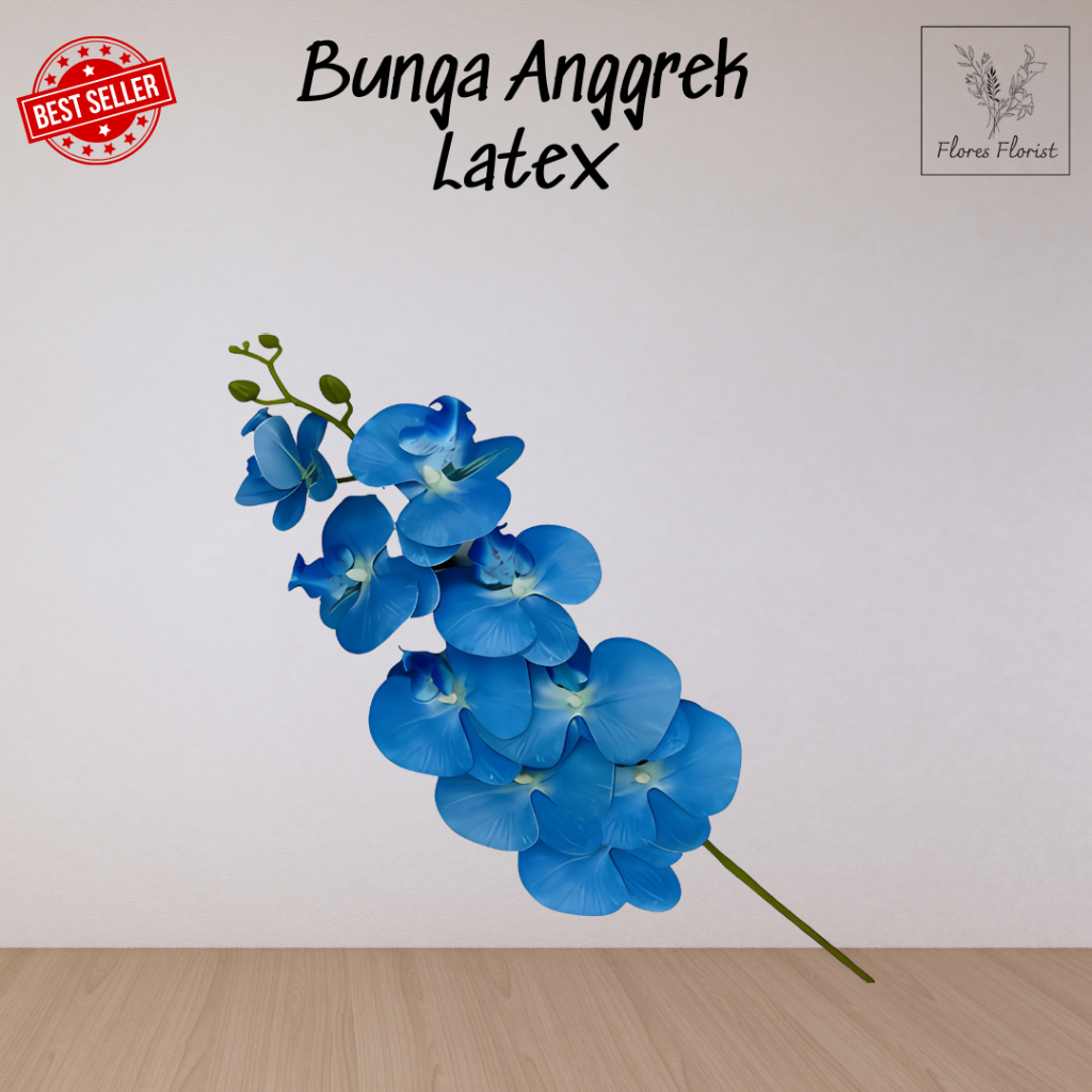 Jual Bunga Anggrek Latex 105cm 3D Real Touch Anggrek Latex Premium ...