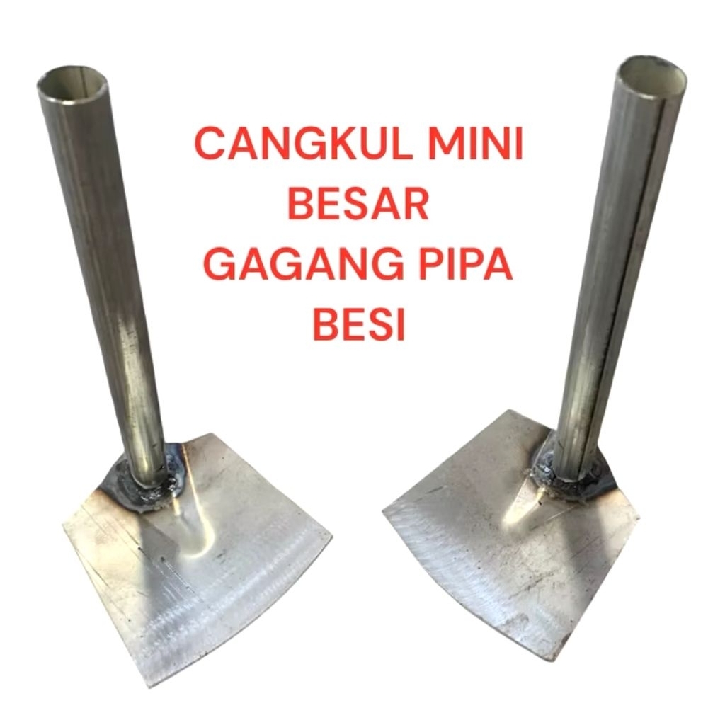 Jual Cangkul mini besar gagang pipa besi/wangkil mini lebar | Shopee ...