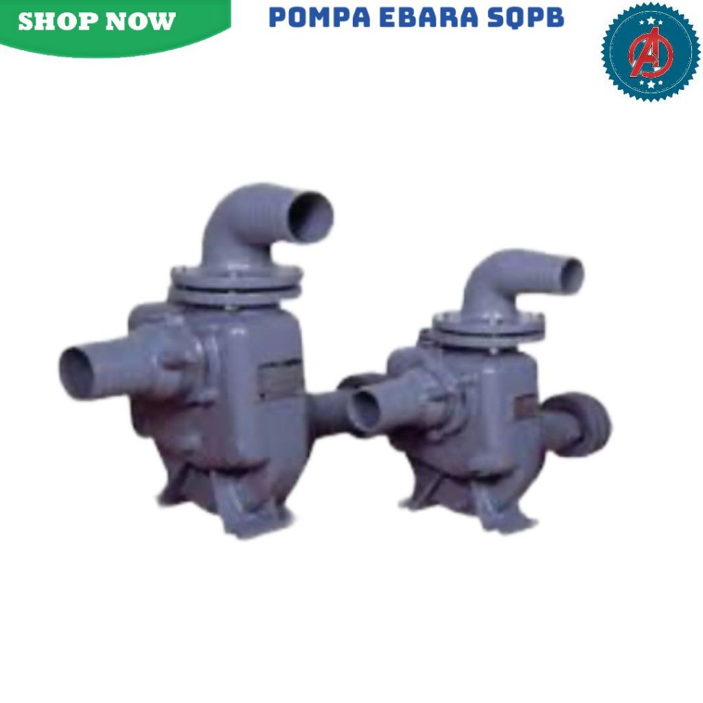 Jual Pompa Air Irigasi & Banjir / Water Pump Ebara SQPB 100 + Engine / Dinamo Listrik. | Shopee ...