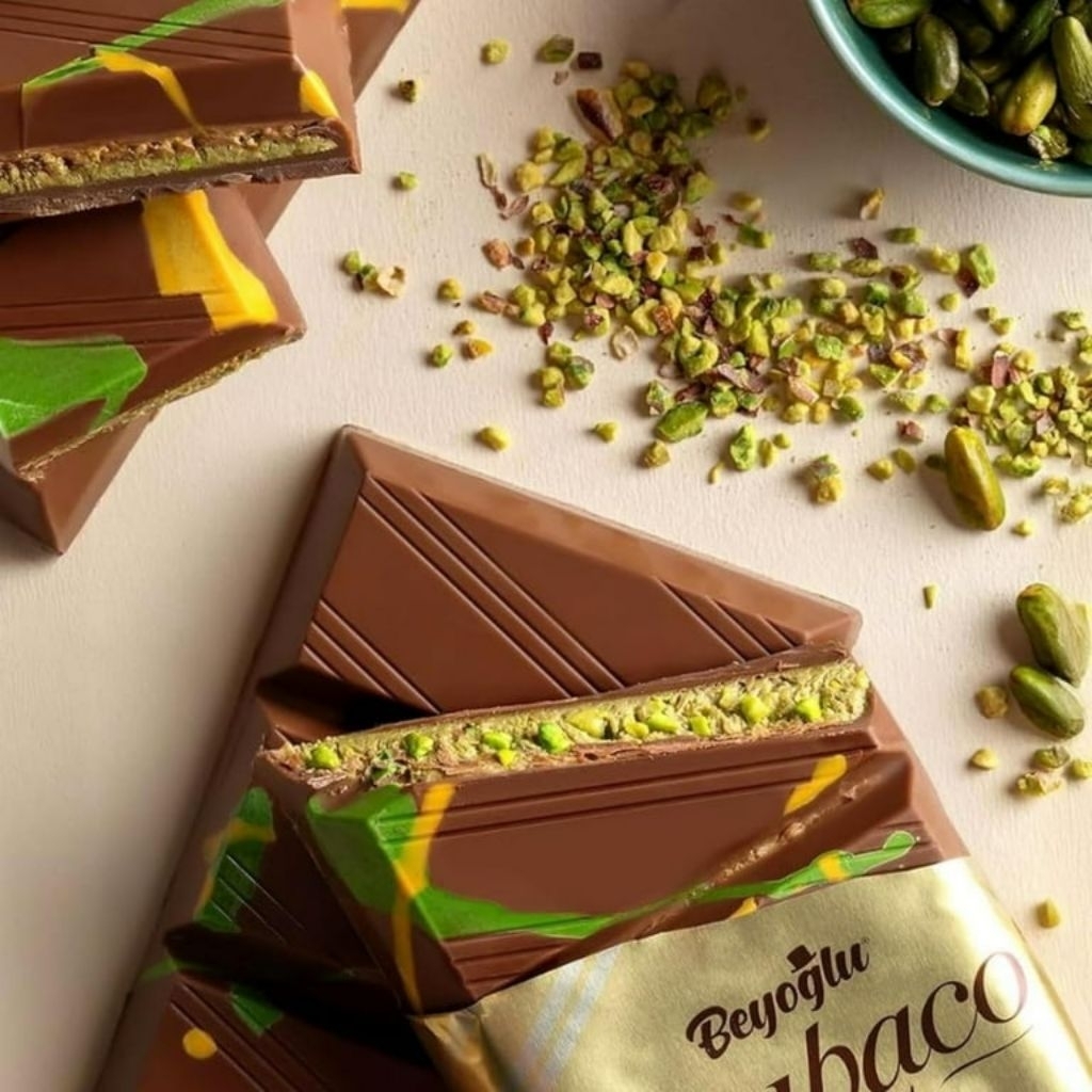 Jual Coklat Pistachio Dubaco Beyoglu Chocolate Premium Turki Viral ...