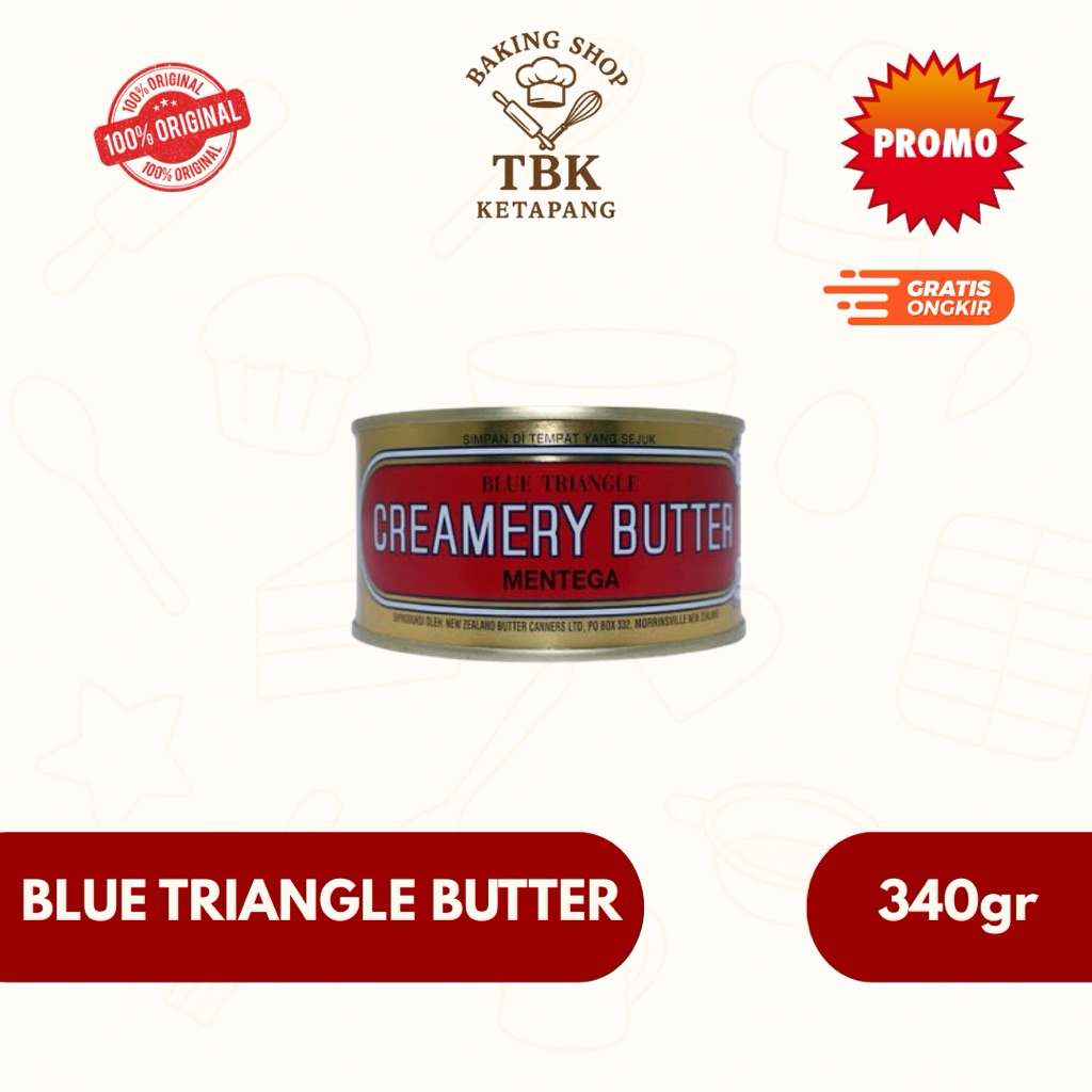 Jual Blue Triangle Butter / Mentega Segitiga Biru Butter 340gram ...