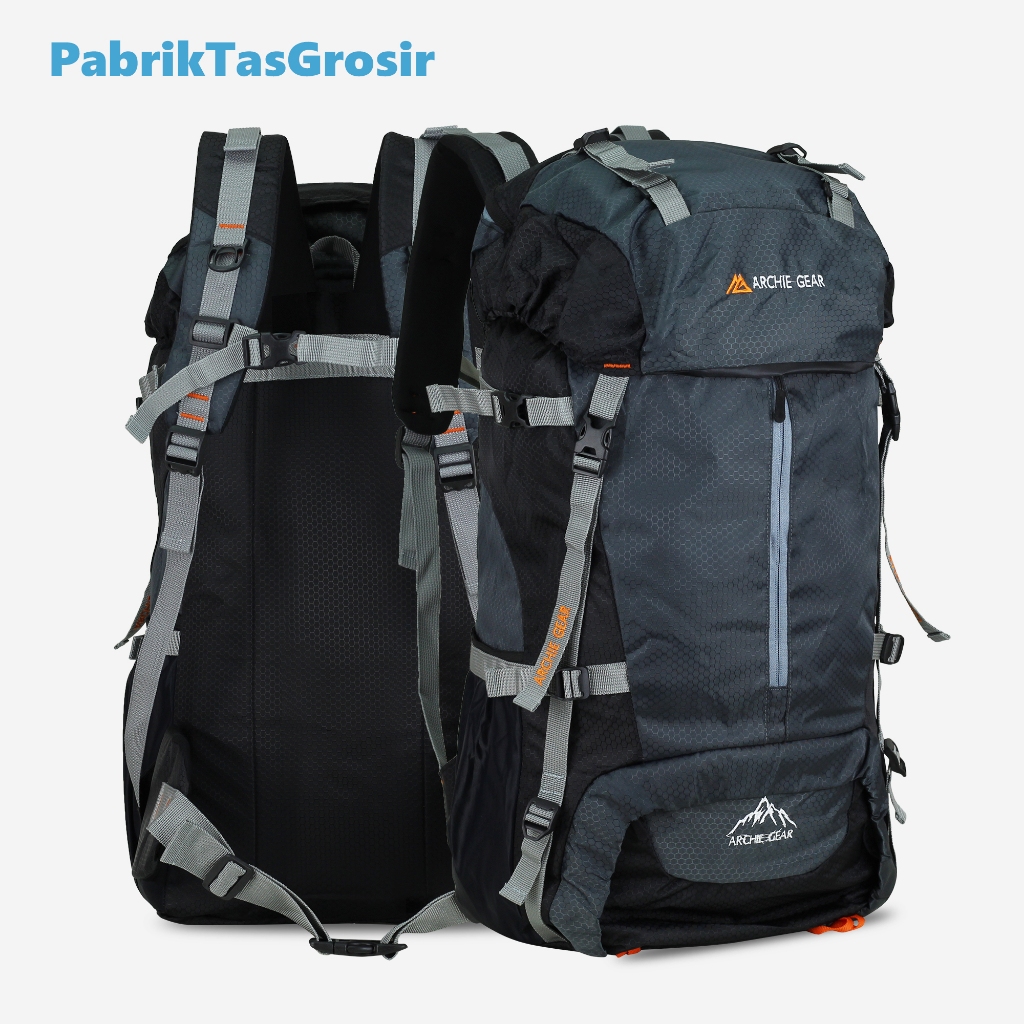 Jual Tas Gunung 37 Liter Archie Gear Hill Abu Ringan Tas Mendaki ...