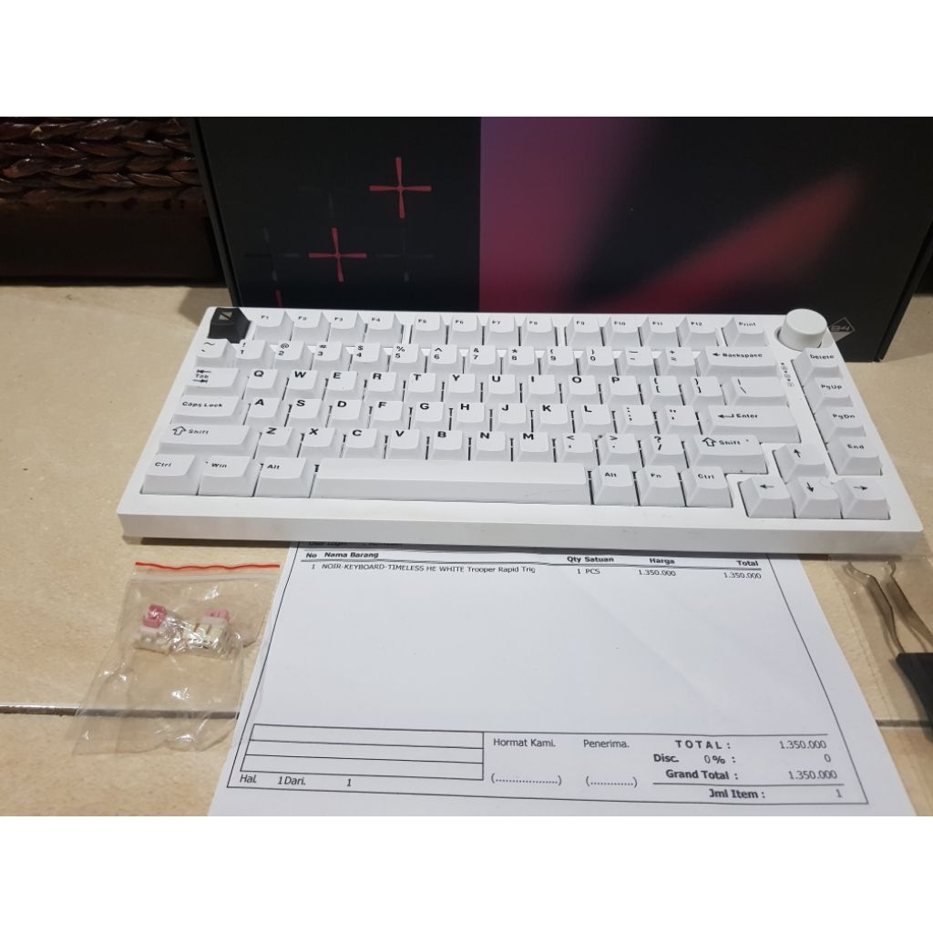 Jual Noir Timeless Hall Effect HE 75 Rapid Trigger Keyboard PC CPU ...