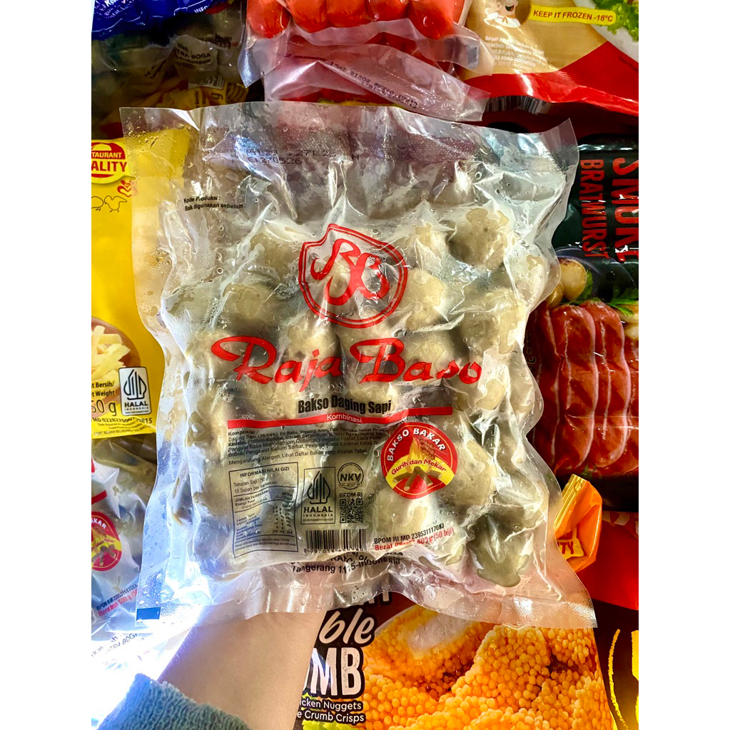 Jual RAJA BAKSO bakso bakar isi 50biji 500gr / bakso bakar frozen ...