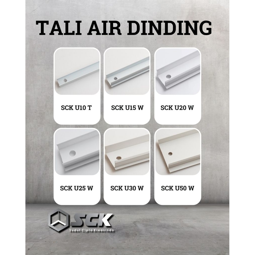 Jual Tali Air / U Channel / Groove Joint SCK UPVC | Shopee Indonesia