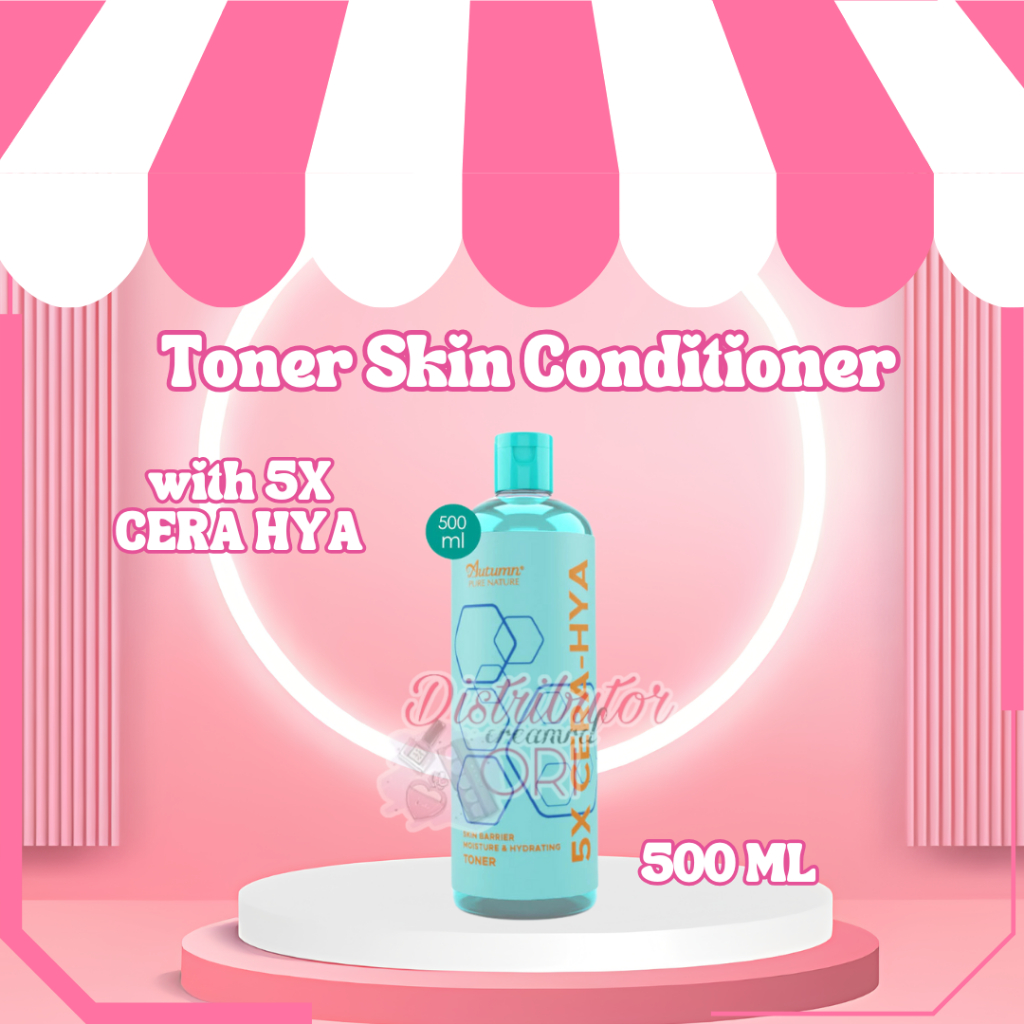 Jual AUTUMN Toner Skin Conditioner with 5X CERA HYA 500ML resmi badan ...