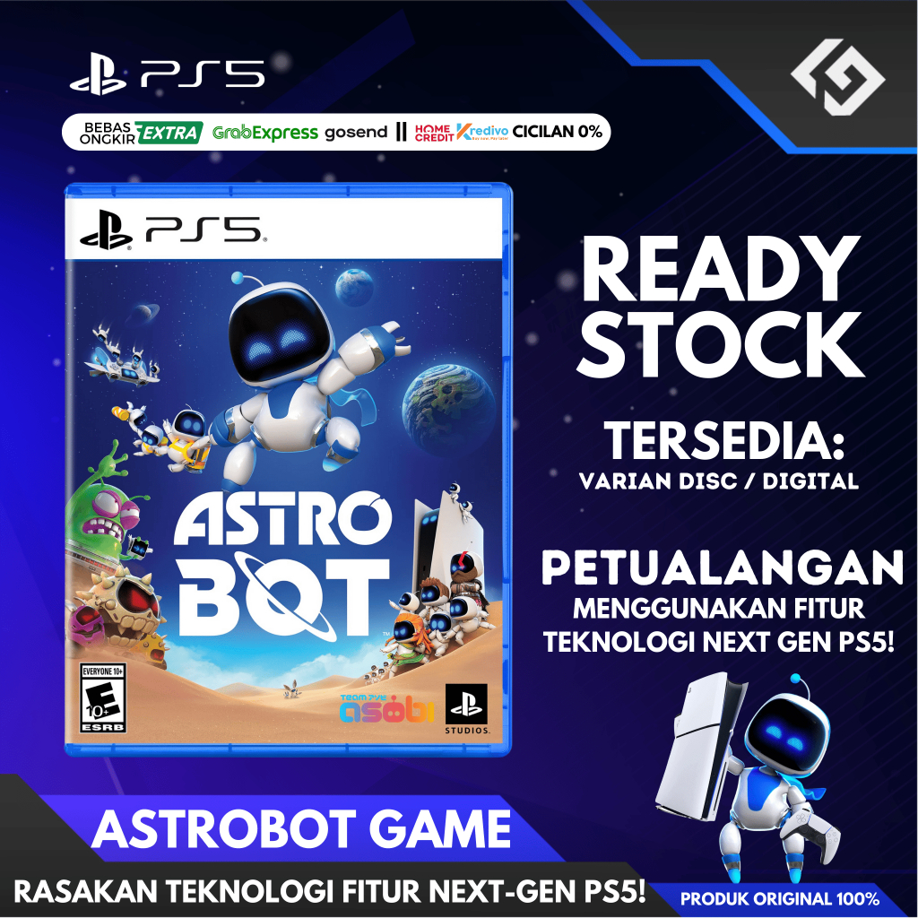 Jual PS5 ASTROBOT / PS 5 BD Digital Disc Kaset Game Original | Shopee ...