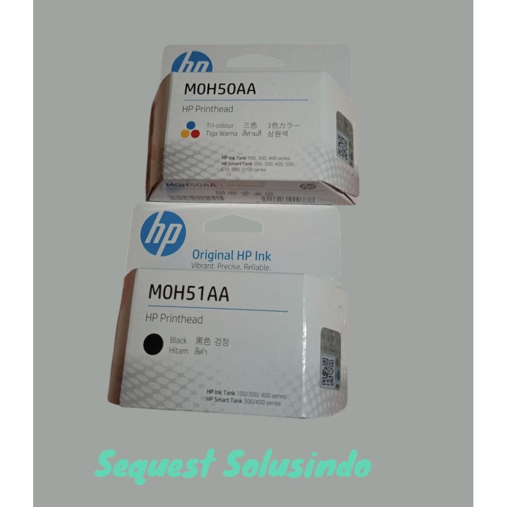 Jual Print Head Cartridge M0H51AA MOH50AA Black dan color, Ink Tank 115 ...