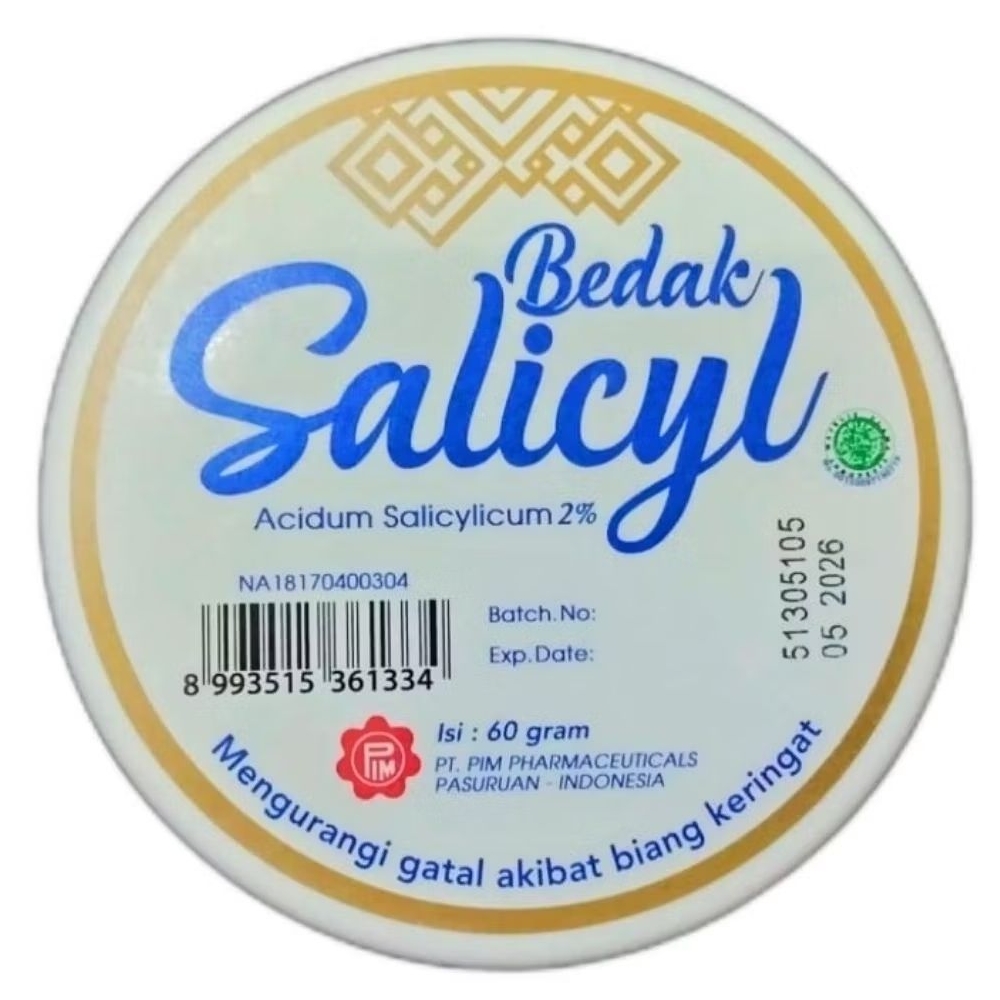 Jual BEDAK SALICYL (60g) - Acidum Salicylicum 2% | PIM | Shopee Indonesia