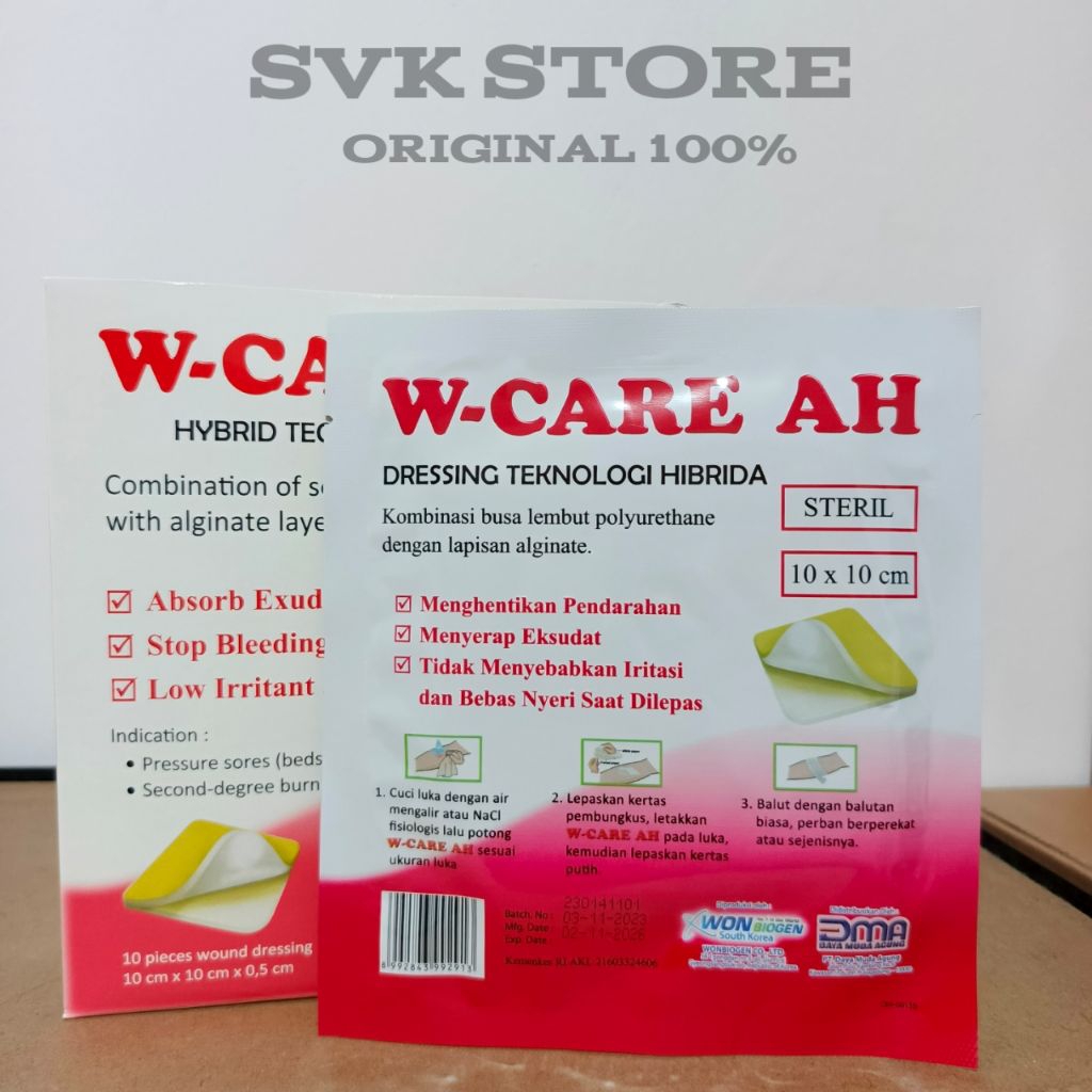 Jual W CARE AH /we care ah / wcare ah / wcareah / WCAREAH / Perban luka ...