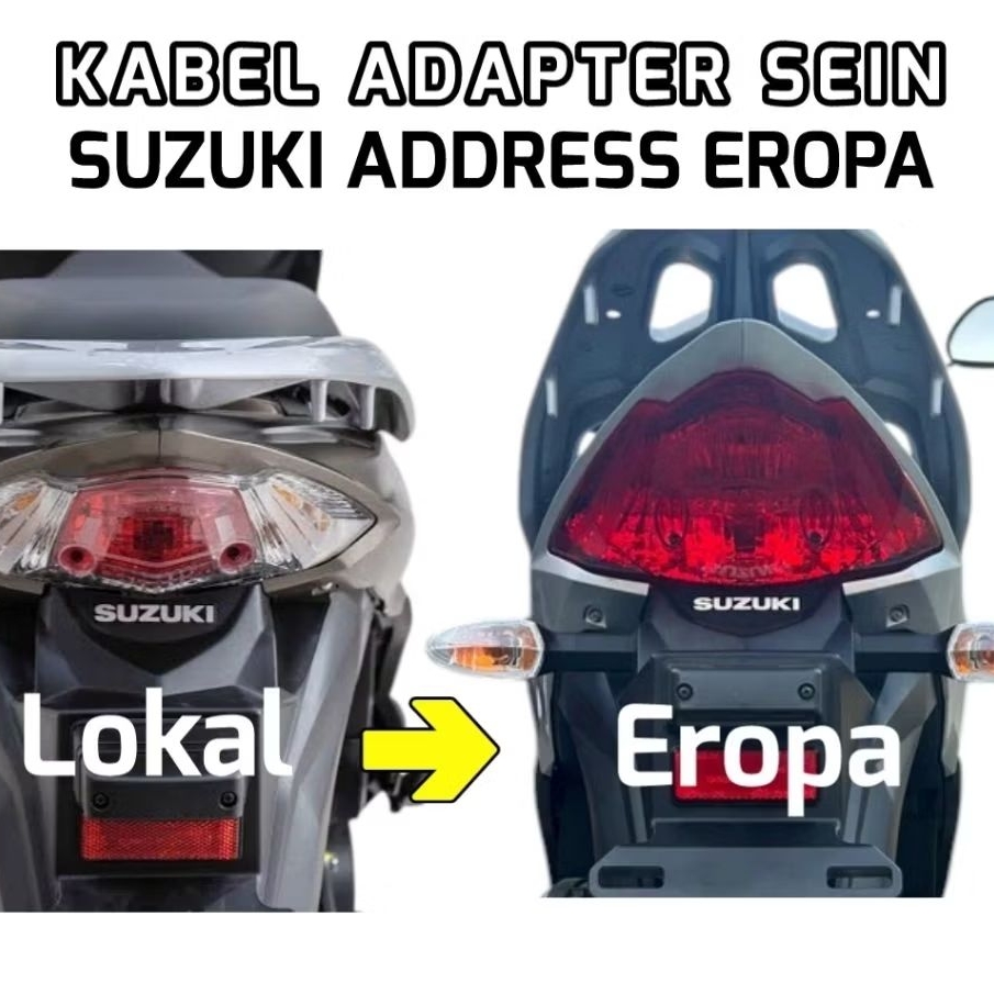 Jual Power supply Kabel converter Stoplamp sein Address Eropa | Shopee ...