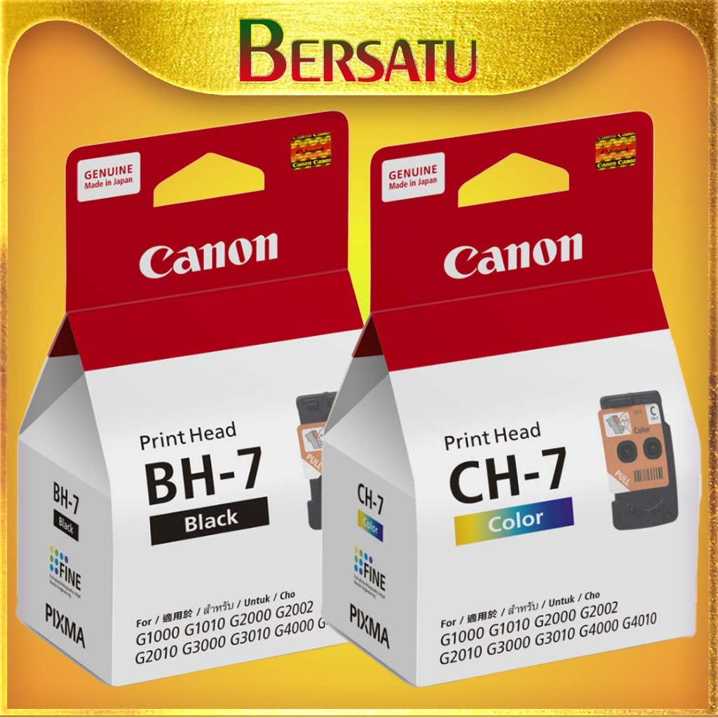 Jual PrintHead Canon BH 7 Cartridge BH7 CH7 Print Head Catridge G1000 ...