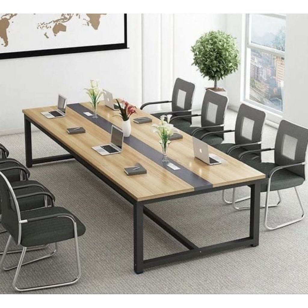 Jual meja kantor, meja kantor minimalis modern, meja kantor kaki besi ...