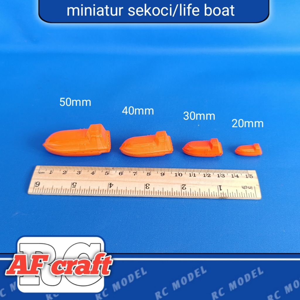 Jual miniatur life boat / sekoci 40mm 30mm 20mm | Shopee Indonesia