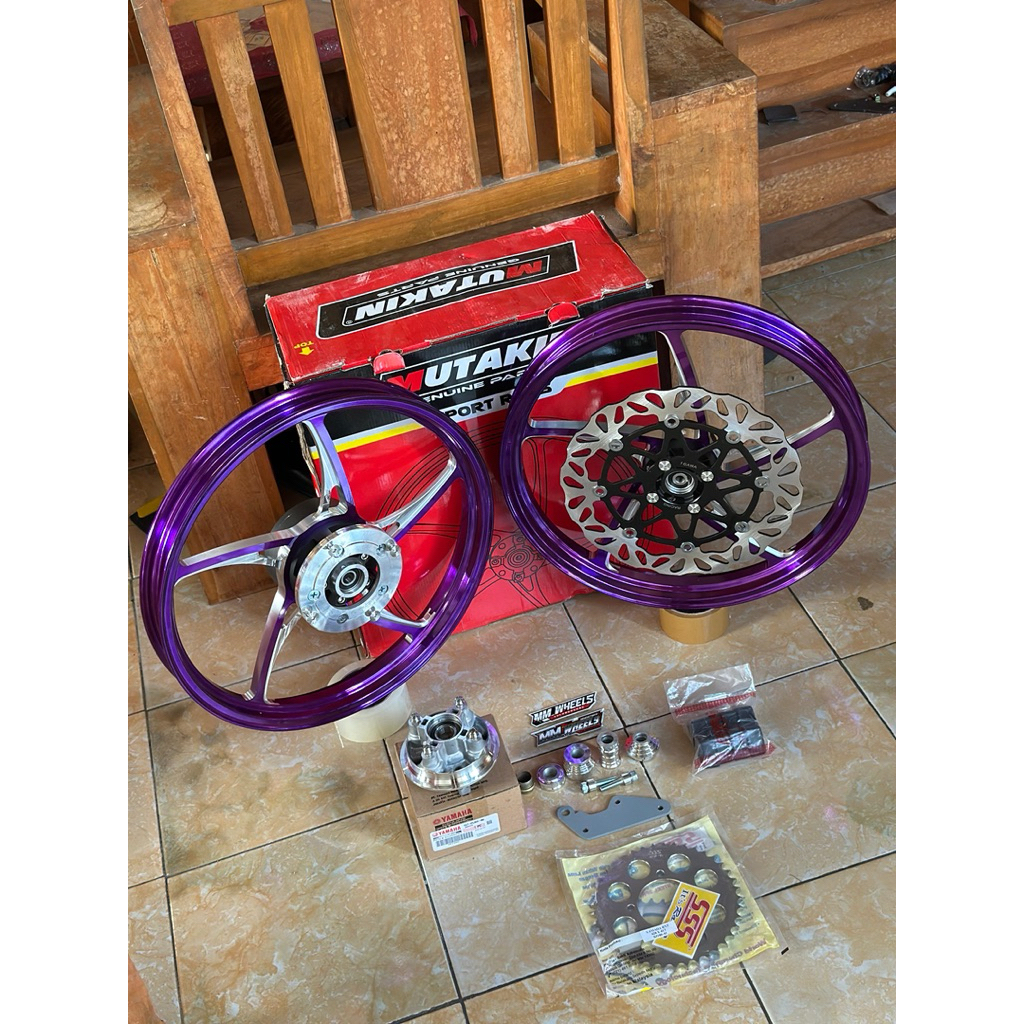 Jual VELG MUTAKIN KZR OPEN HUB PNP CRF, KLX, DT RACKER | Shopee Indonesia
