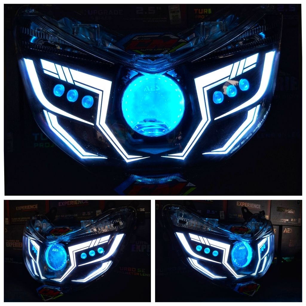 Jual BILED HEADLAMP SET LAMPU DEPAN SET CUSTOM BILED AES EXPERIENCE ...