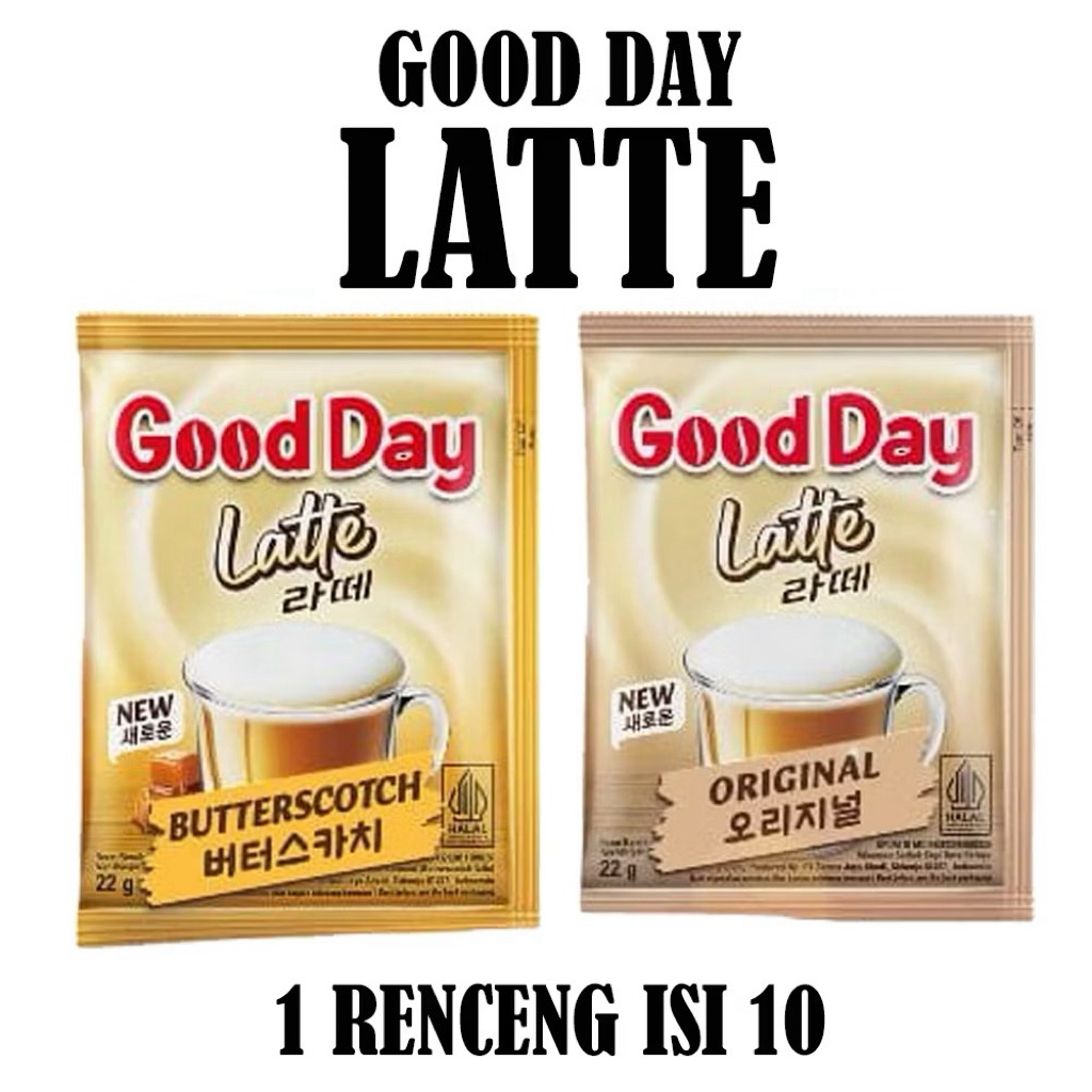 Jual Good Day Latte Butterscotch dan Original Renceng Renteng isi 10 ...