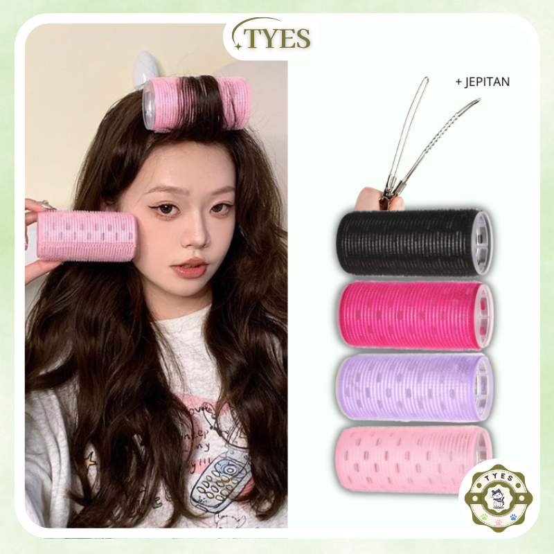 Jual [TYES] (UKURAN JUMBO) Hair Rollers Roll Rambut Besar Magic Curler ...