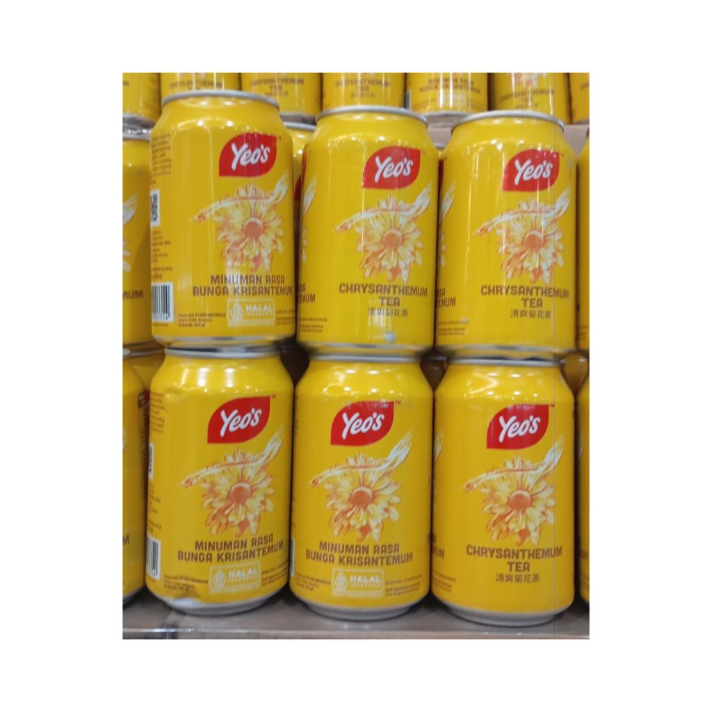 Jual YEOS MINUMAN KALENG TEH BUNGA CHRYSANTHEMUM 300ML ISI 5 PCS ...