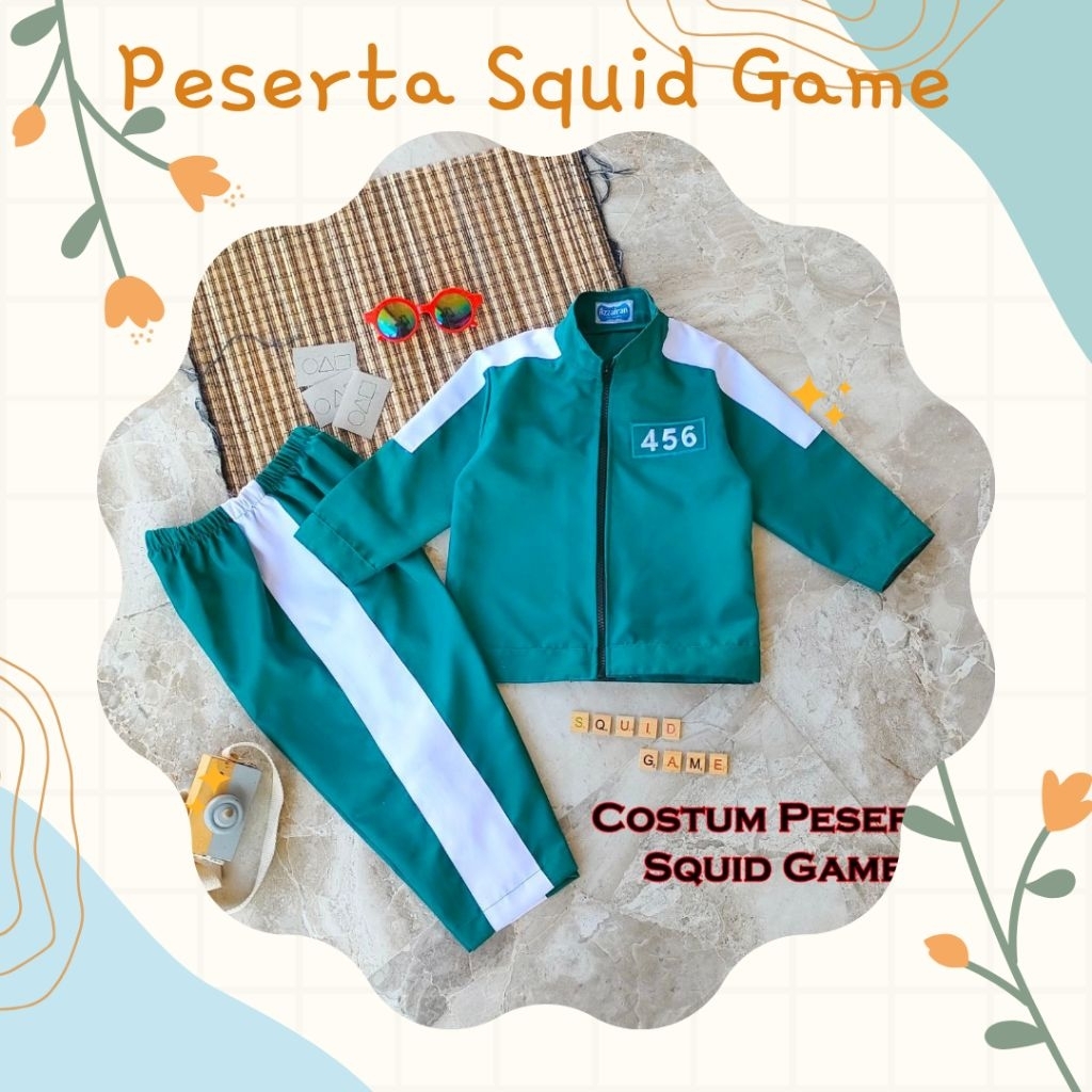 Jual Kostum Squid Game | Kostum Viral | Kostum Anak Dan Dewasa | Squid ...