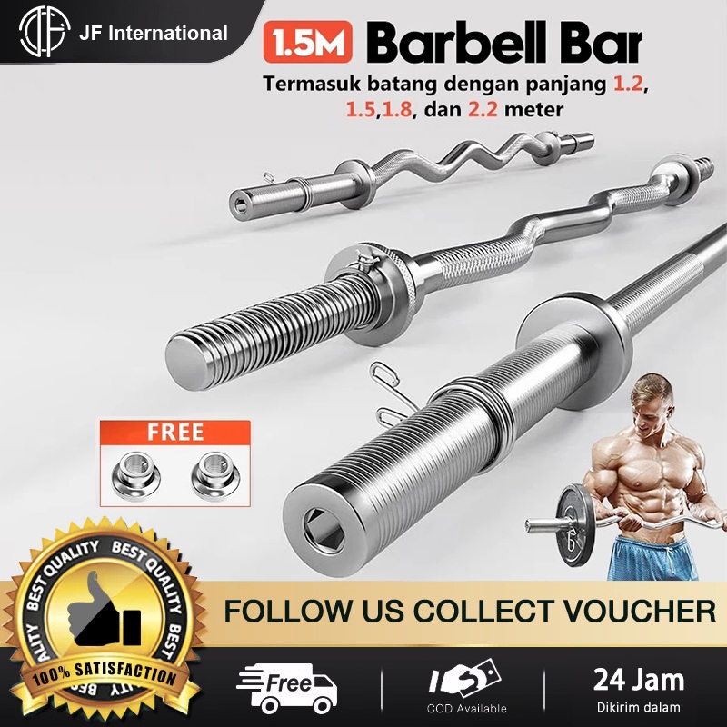 Jual Peralatan kebugaran rumah seperti batang barbell, angkat beban ...