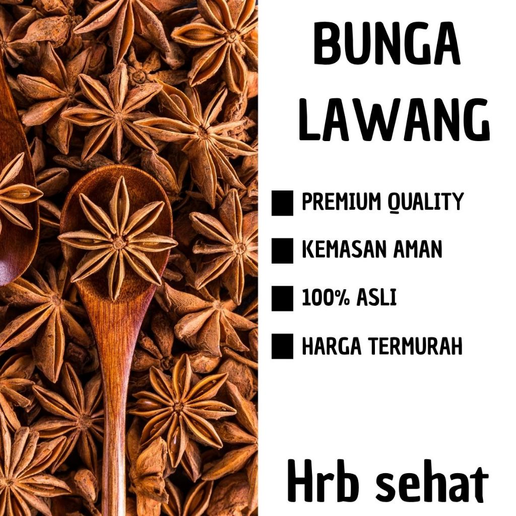 Jual [50 gr & 100 gr ]Bunga Lawang / Pekak / Star Anise / Bajiao ...