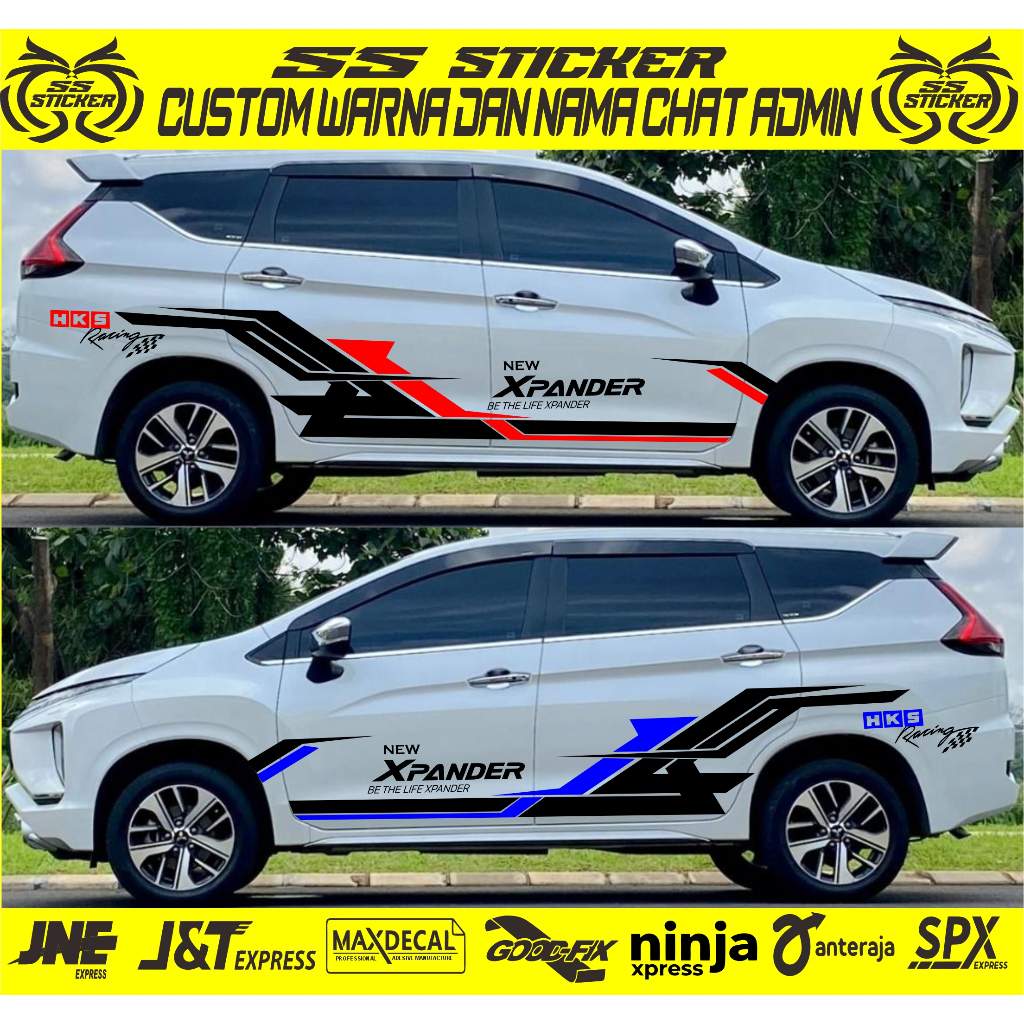 Jual Stiker Stiker Mobil Xpander, Avanza,Xenia, Innova Calya,Sigra ...