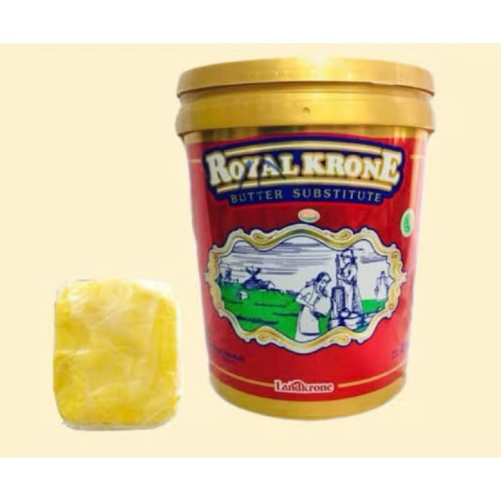 Jual Butter royal krone Repack 200 gram (dikemas menggunakan plastik) | Shopee Indonesia