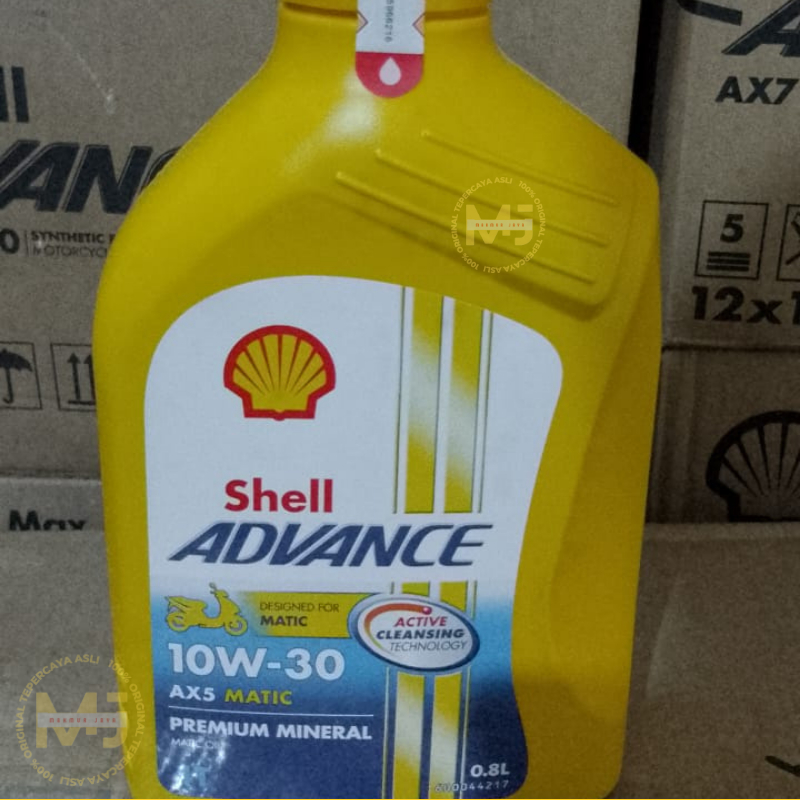Jual Shell Advance Oil Oli Motor AX5 Matric 0.8L Oli Mesin ORIGINAL ...