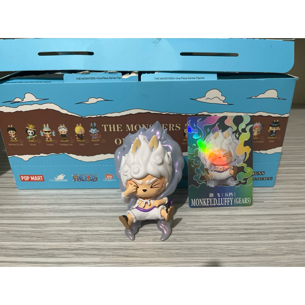 Jual Pop Mart The Monster x One Piece Labubu Secret Monkey D. Luffy ...