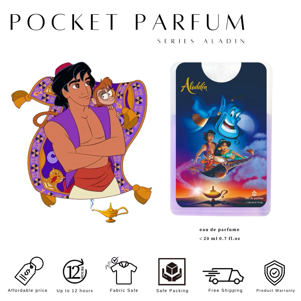 Jual Pocket Parfum Seri Aladdin Eau de Parfum Travel Size 20ml ...