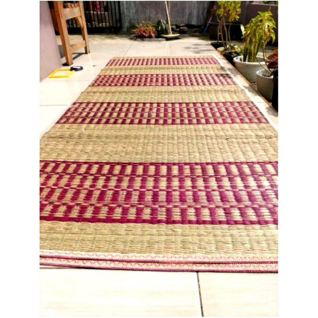 Jual Tikar Pandan Lipat 75 150x190 Mendong Asli Tikar Anyam Camping ...