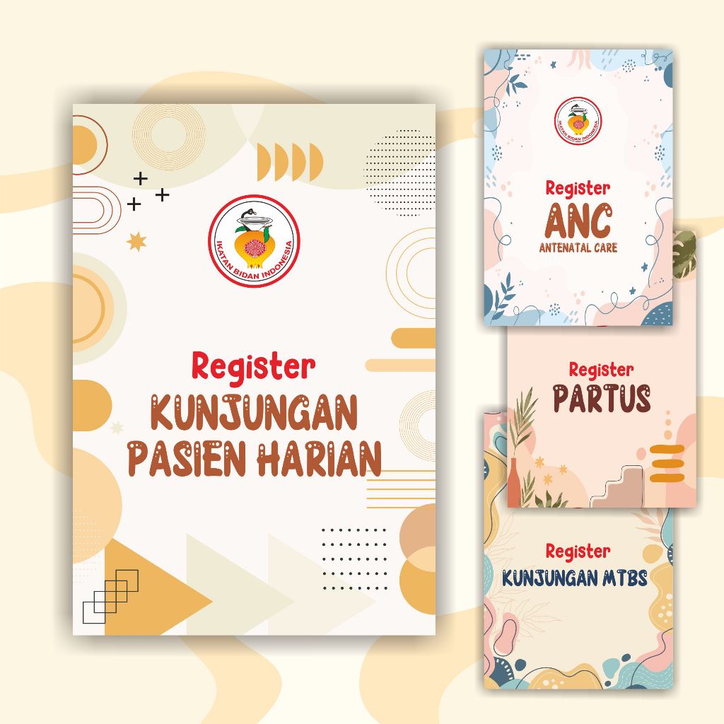 Jual buku besar Buku REGISTER Buku KAS BUKU MTBS (buku kunjungan pasien ...