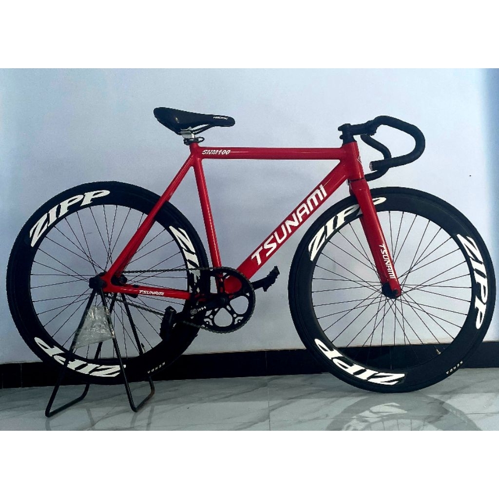 Jual Fixie Tsunami Snm 100 Warna Merah Siap Pakai ~ Warna Bisa Request ...