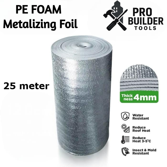 Jual Peredam Panas Atap | Aluminium Foil 2 Sisi | Adem & Tahan Panas ...